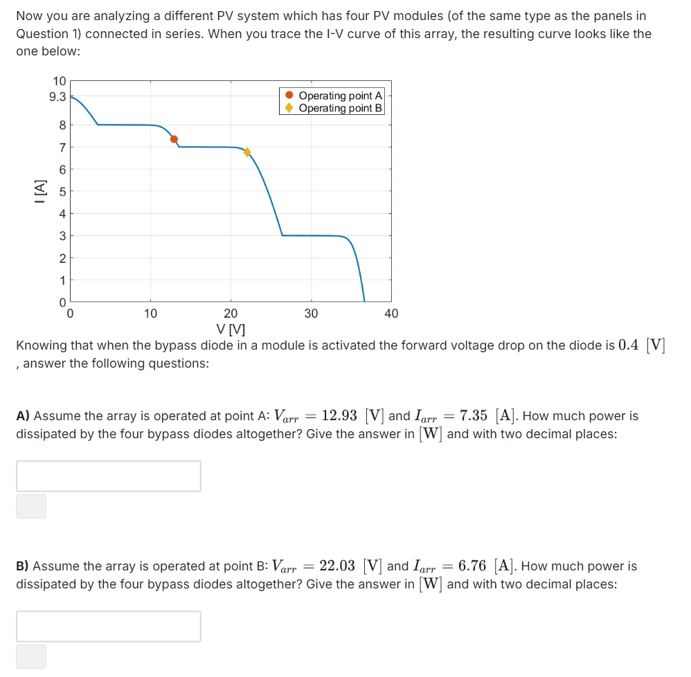 Now you are analyzing a different PV ﻿system which | Chegg.com