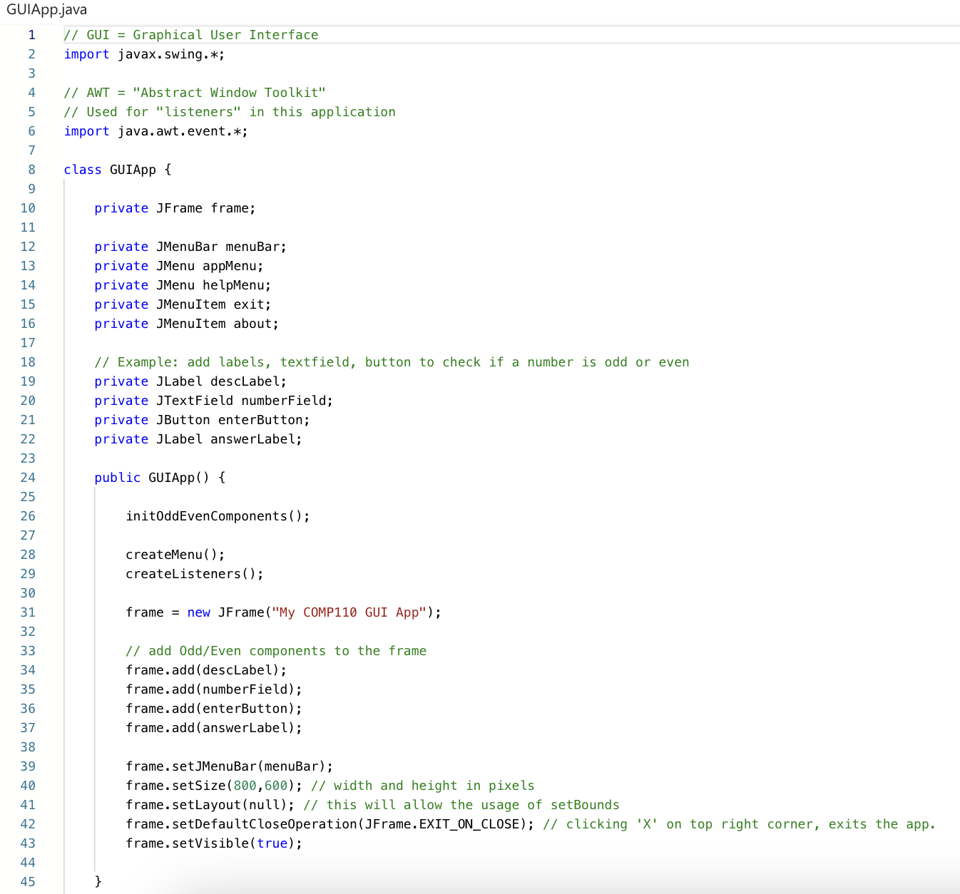 Solved Add the following to GUIApp: 1. Convert weight in | Chegg.com