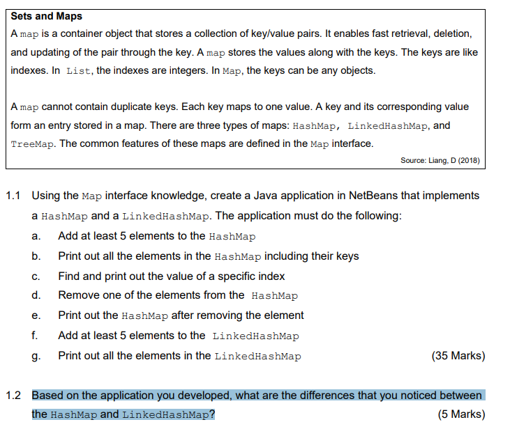 Solved Sets and Maps A map is a container object that stores | Chegg.com
