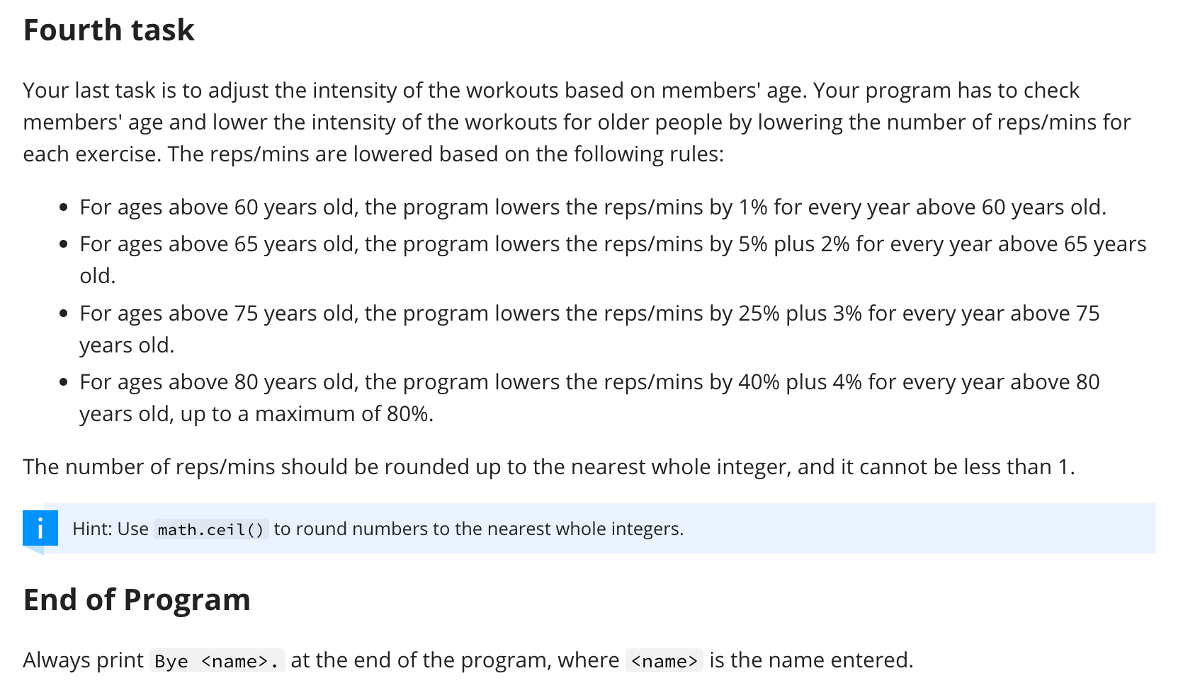 Solved README FILE IS RIGHT BELOW THESE TASK SCREENSHOTS. | Chegg.com
