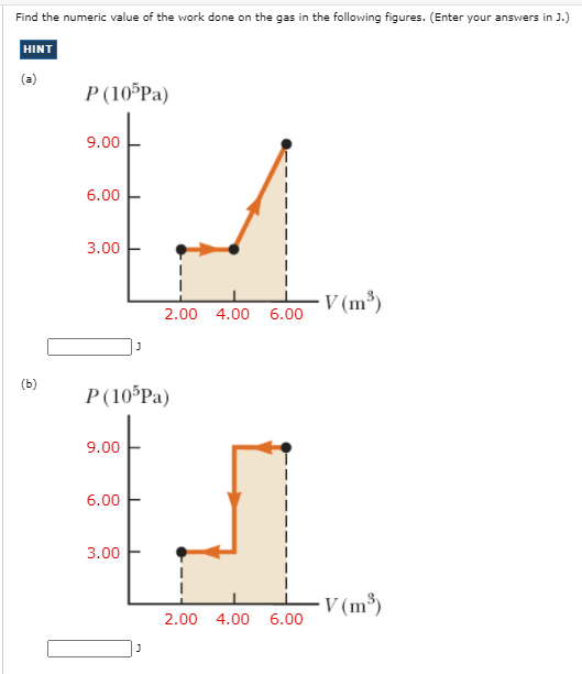 Solved Find the numeric value of the work done on the gas in | Chegg.com