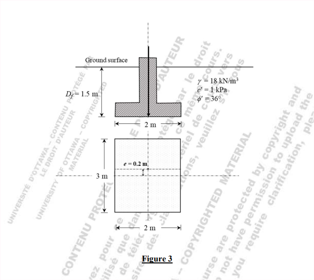 Solved A rectangular foundation of 2 m * 3 m is proposed in | Chegg.com