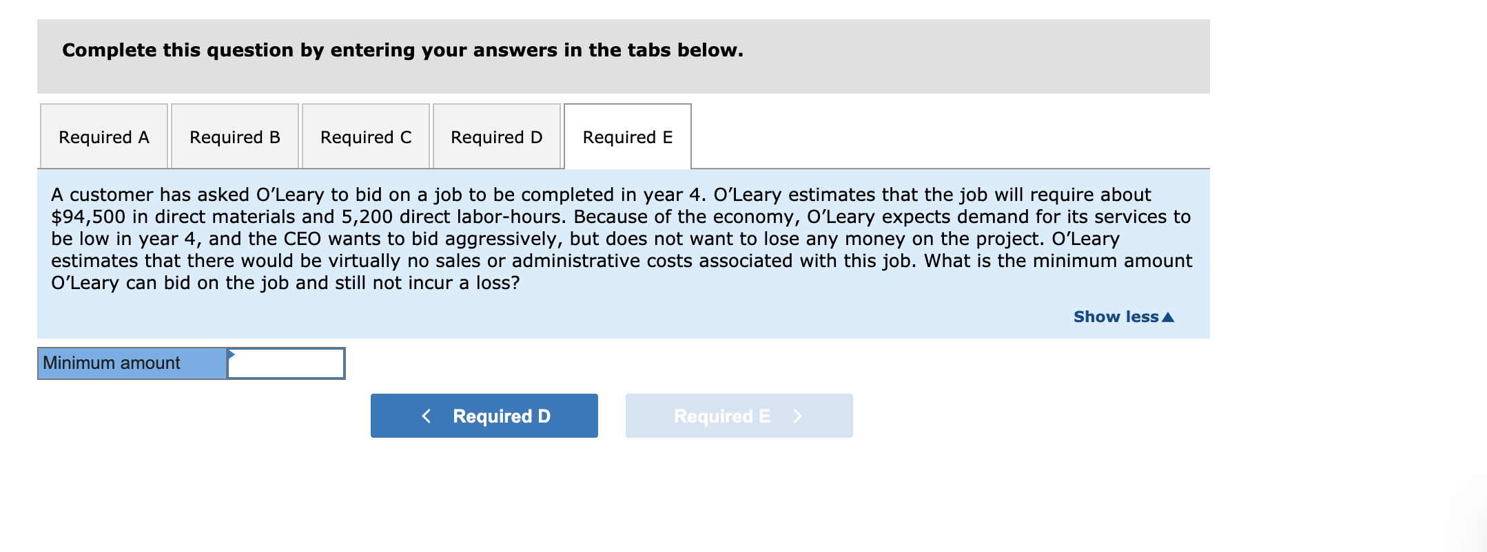 Solved Integrative Case 7-68 (Algo) Cost Estimation, | Chegg.com