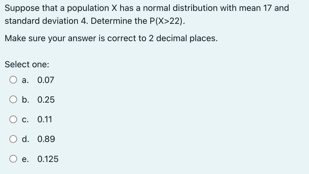 Solved Suppose that a population X has a normal distribution | Chegg.com