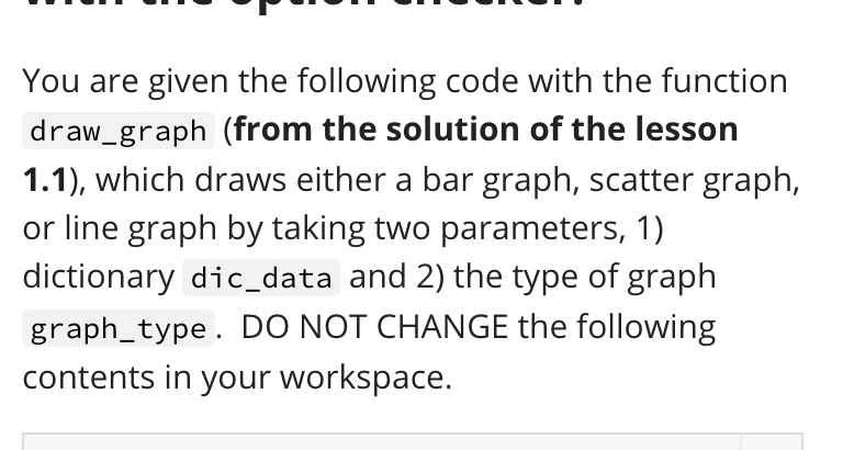 Solved import matplotlib.pyplot as plt #from the lesson | Chegg.com