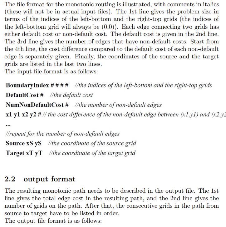 Given an m x n grid graph, the cost of each graph | Chegg.com