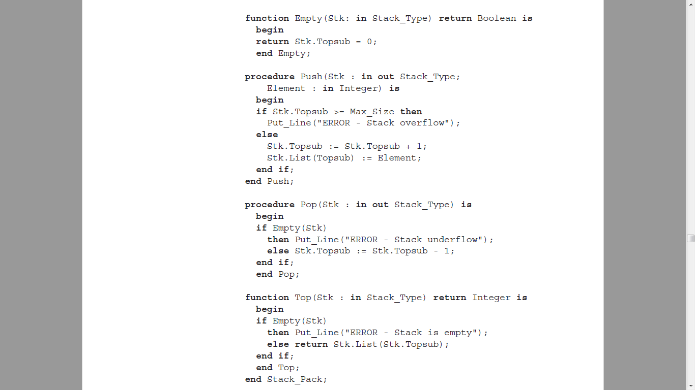 programming language assignment Reproduce the stack | Chegg.com