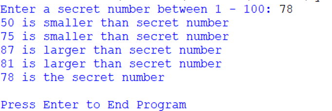 Solved Python Task requirement: making a number guessing AI | Chegg.com