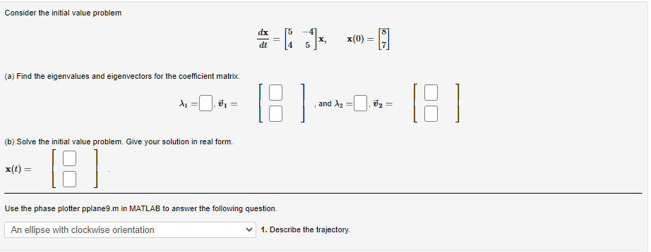 Solved Consider the initial value problem | Chegg.com