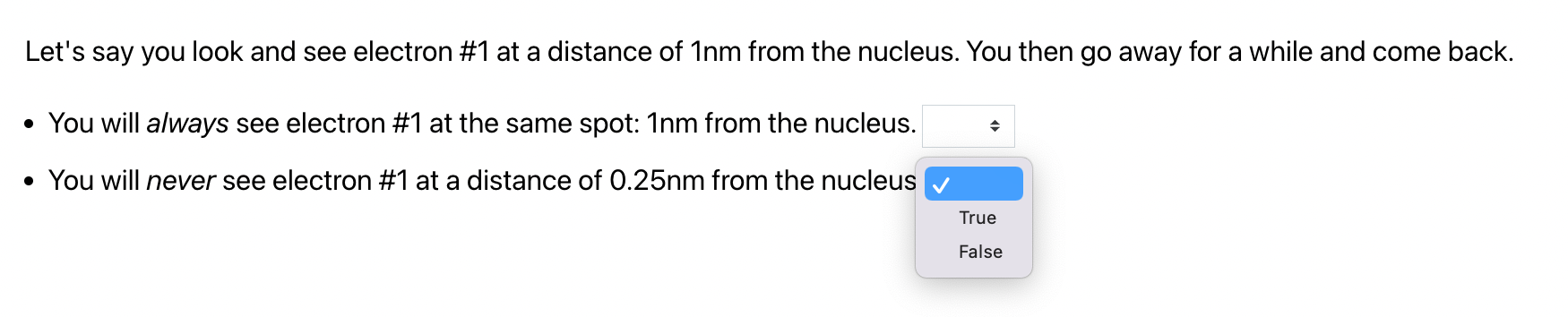 Solved The following questions concern an excited state of | Chegg.com