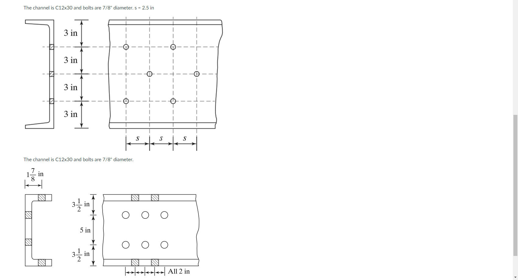Solved Calculate the Critical Net Area of the three shapes | Chegg.com