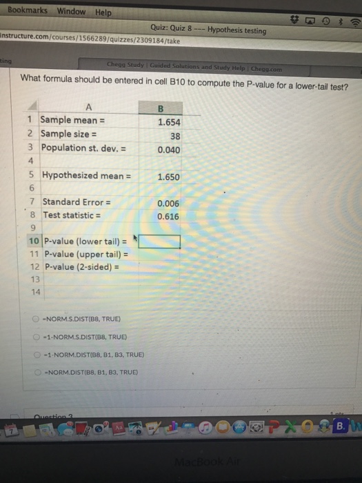 Solved What formula should be entered in cell B10 to compute | Chegg.com