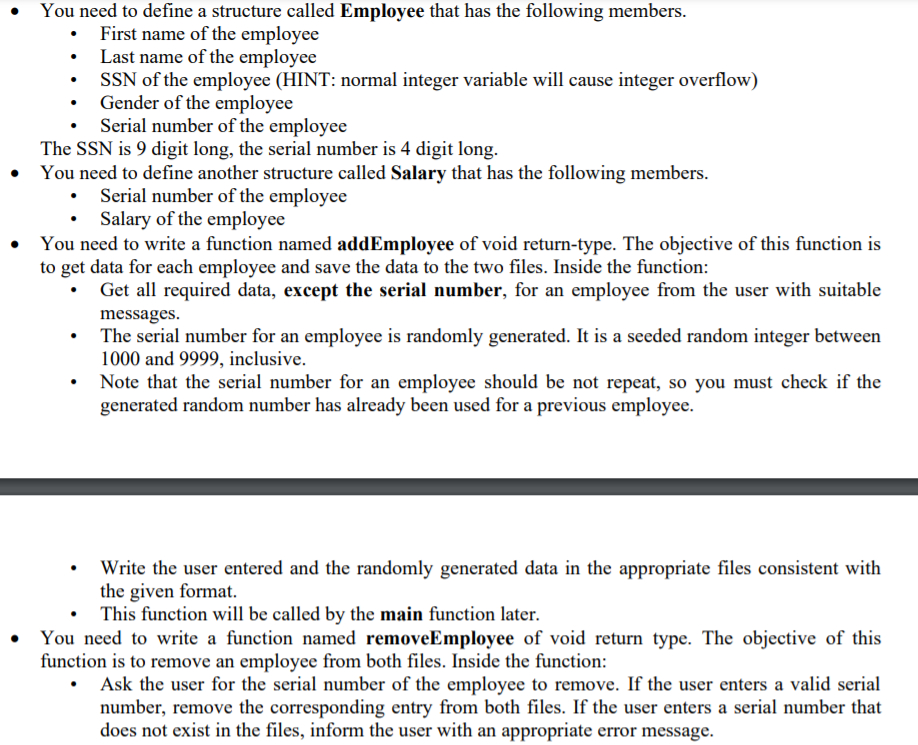 Solved PROGRAM DESCRIPTION: In this program, you will | Chegg.com