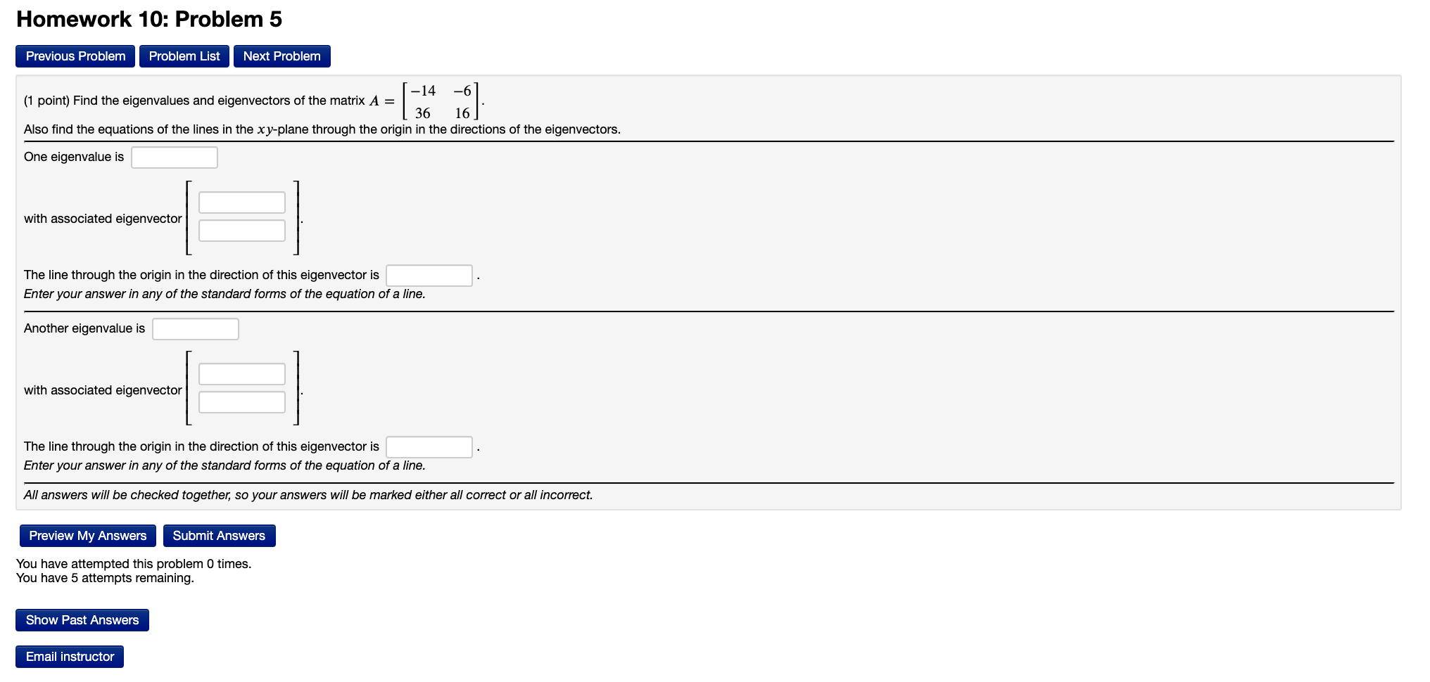 Solved Homework 10: Problem 5 Previous Problem Problem List | Chegg.com Solved Homework 10: Problem 5 Previous Problem Problem List | Chegg.com