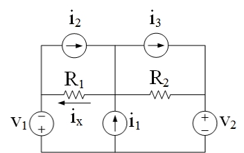 Solved Given the element values. Calculate the current Ix | Chegg.com