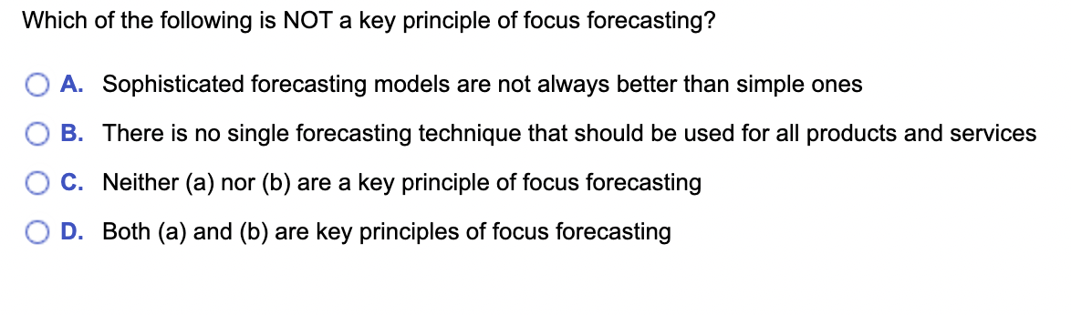 Solved Which of the following is NOT a key principle of | Chegg.com