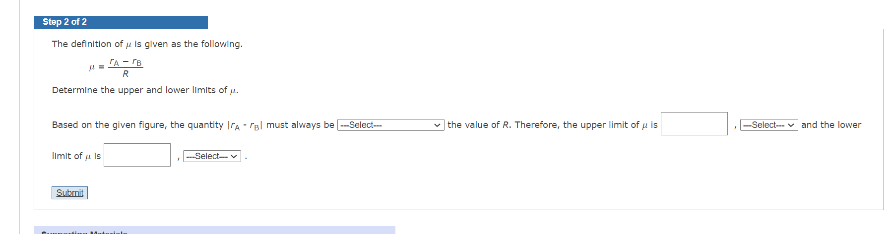 Solved The definition of μ is given as the following. | Chegg.com