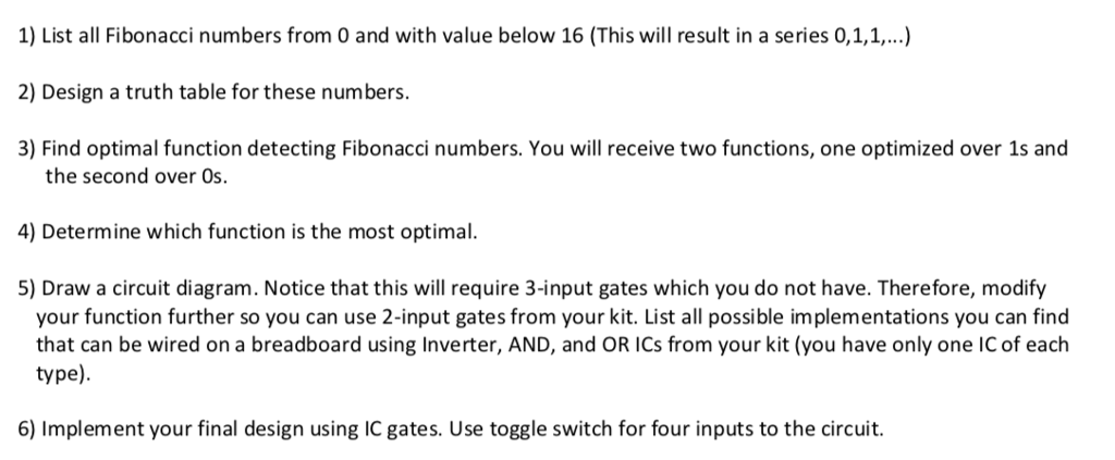 Solved 1) List all Fibonacci numbers from 0 and with value | Chegg.com