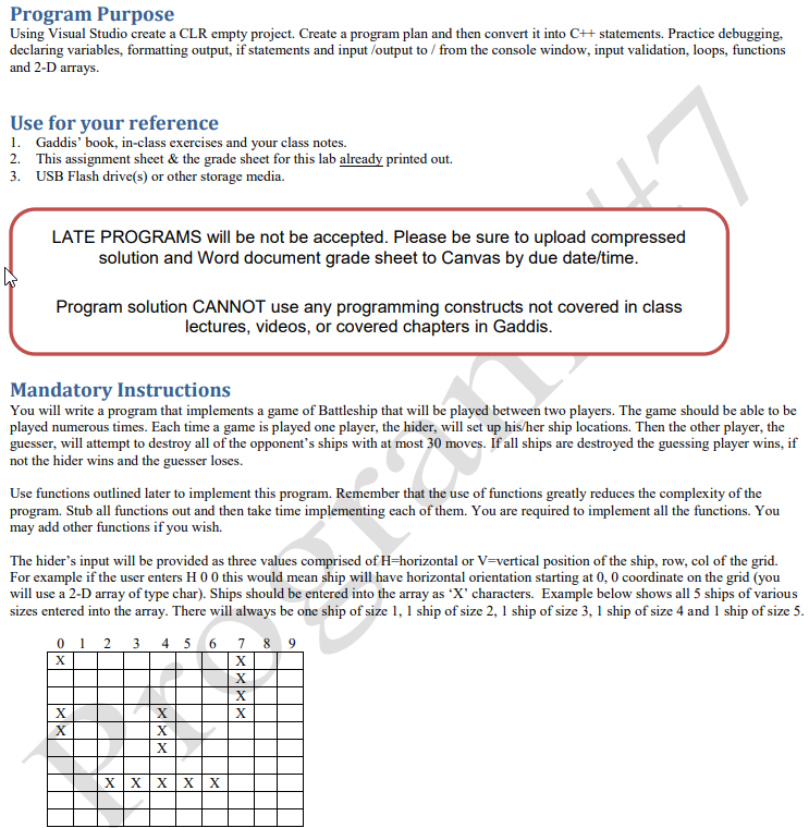 Program Purpose Using Visual Studio create a CLR | Chegg.com