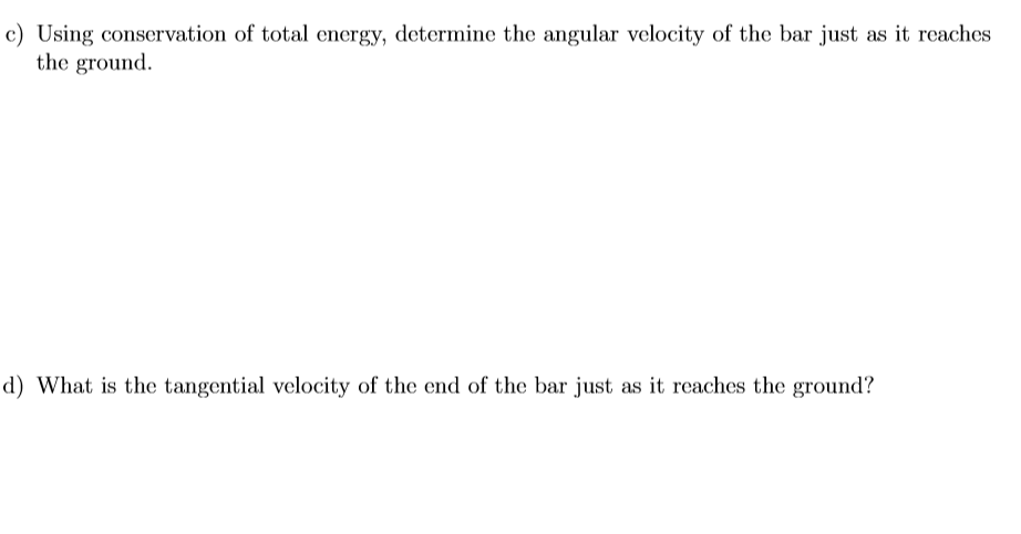 Solved How would you solve this Angular Momentum problem for | Chegg.com