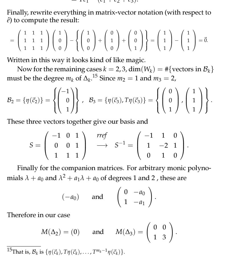 Solved (1) Compute the rational canonical form for | Chegg.com