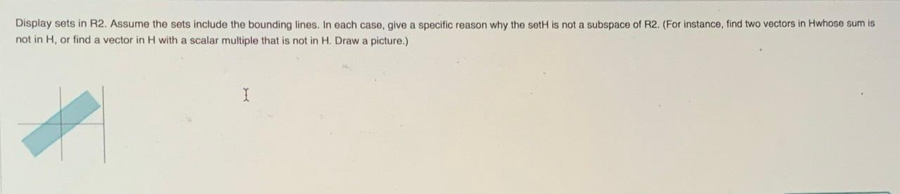 Solved Display sets in R2. Assume the sets include the | Chegg.com