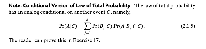 Solved Prove the conditional version of the law of total | Chegg.com