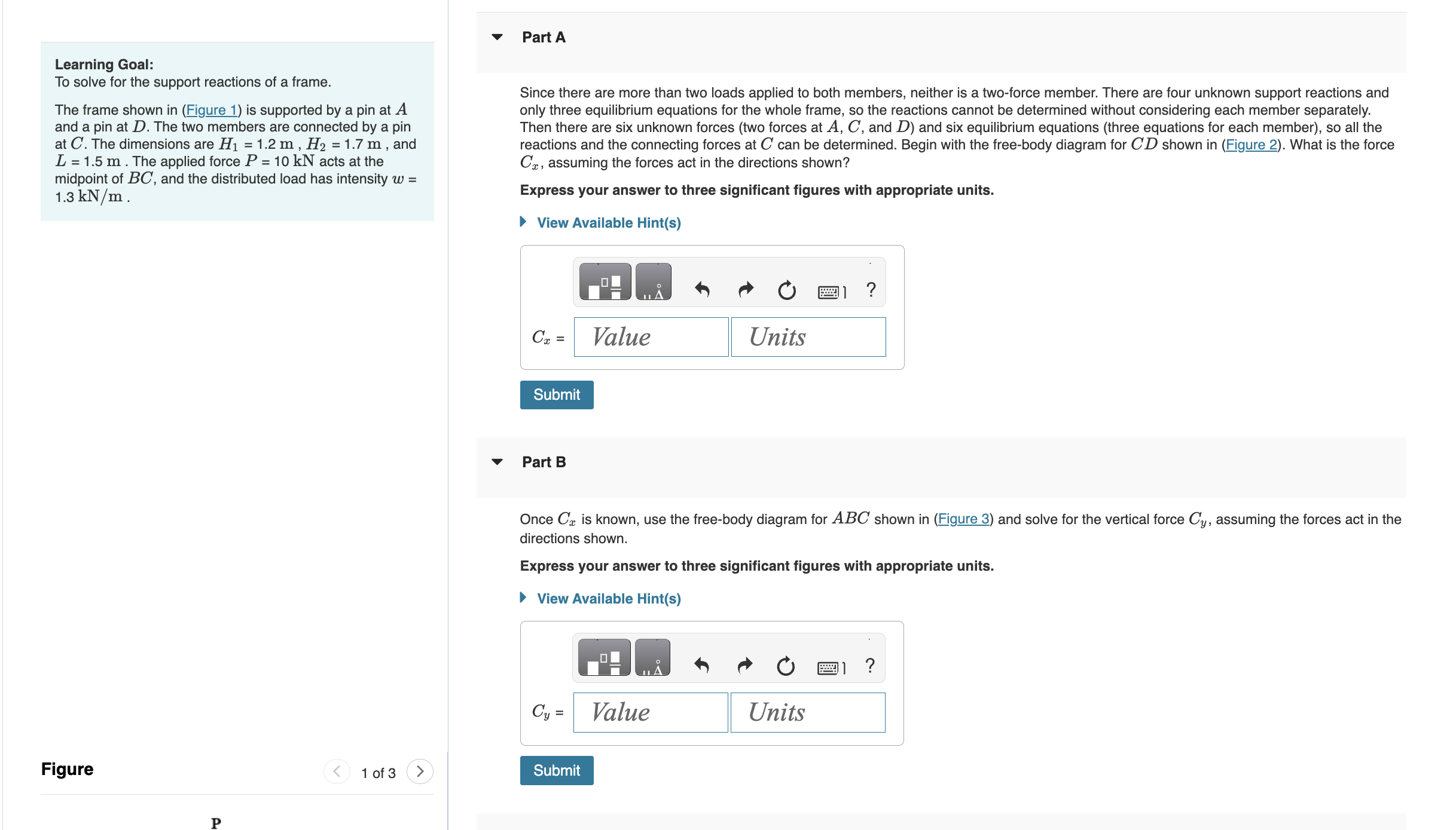 Solved Figure 2 of 31 of 3Learning Goal: To solve for the | Chegg.com