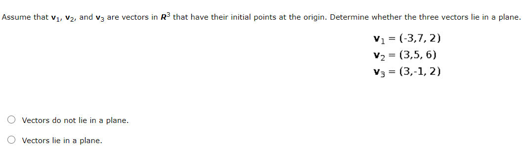 Solved Assume that V1, V2, and V3 are vectors in R3 that | Chegg.com
