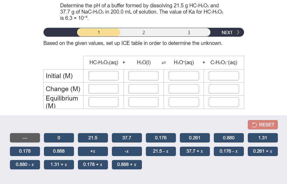 Solved Determine the pH of a buffer formed by dissolving | Chegg.com