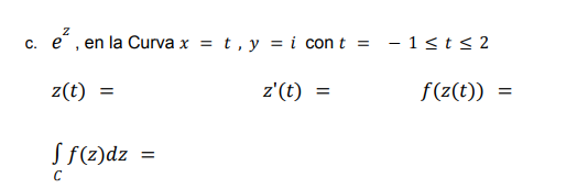 Solved Solve the following complex integrals, graph the | Chegg.com