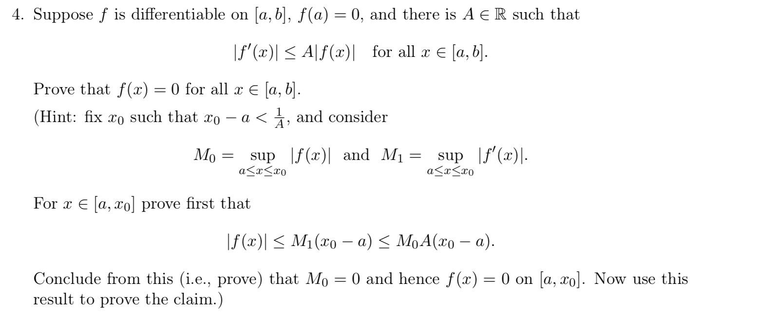 Solved This is homework for Advanced Calculus by Patrick | Chegg.com Solved This is homework for Advanced Calculus by Patrick | Chegg.com