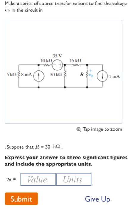 Solved Make a series of source transformations to find the | Chegg.com