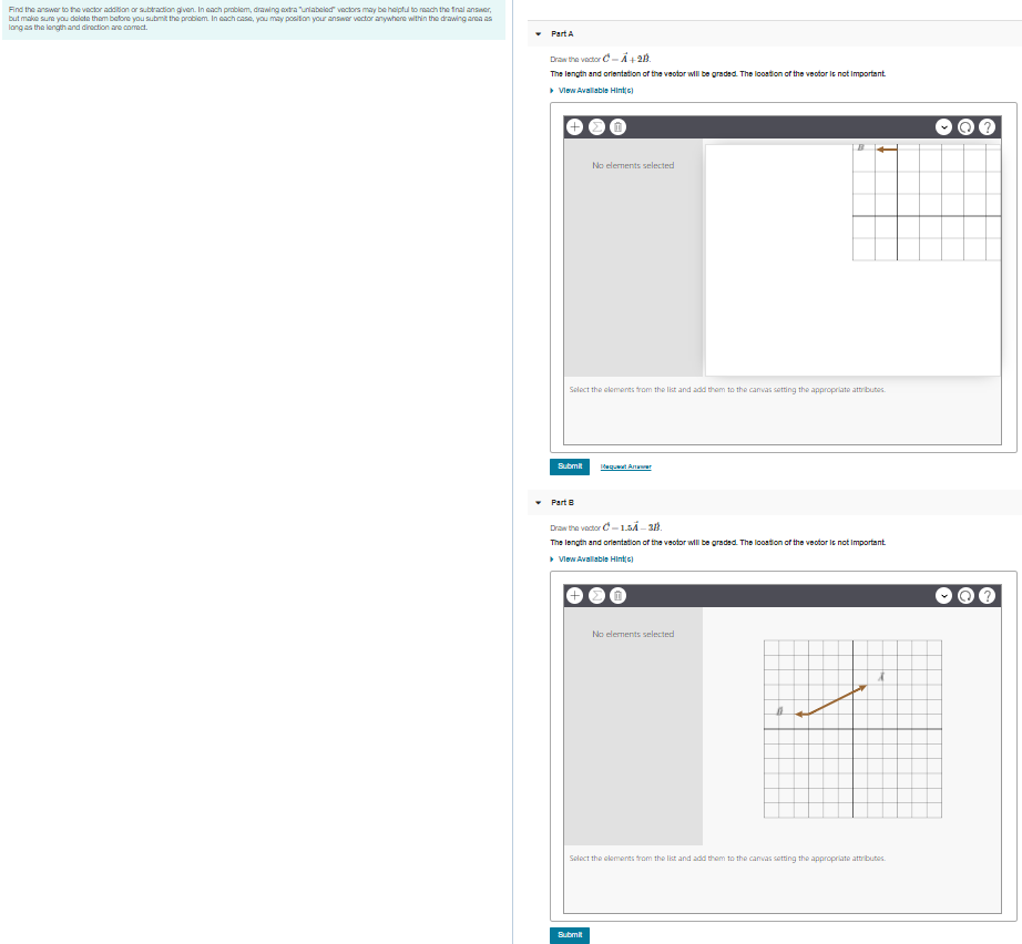 Solved Find the answer to the vector addition or subtraction | Chegg.com