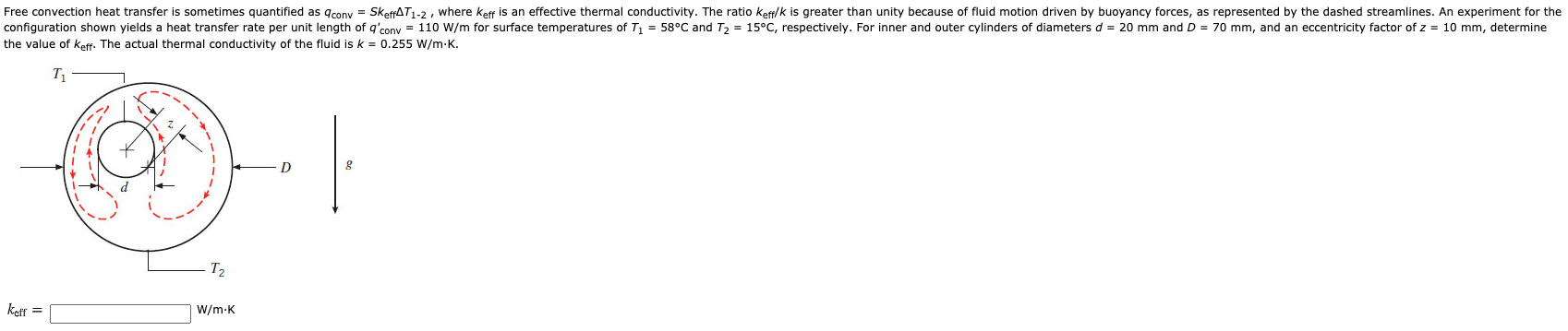 Solved Free convection heat transfer is sometimes quantified | Chegg.com