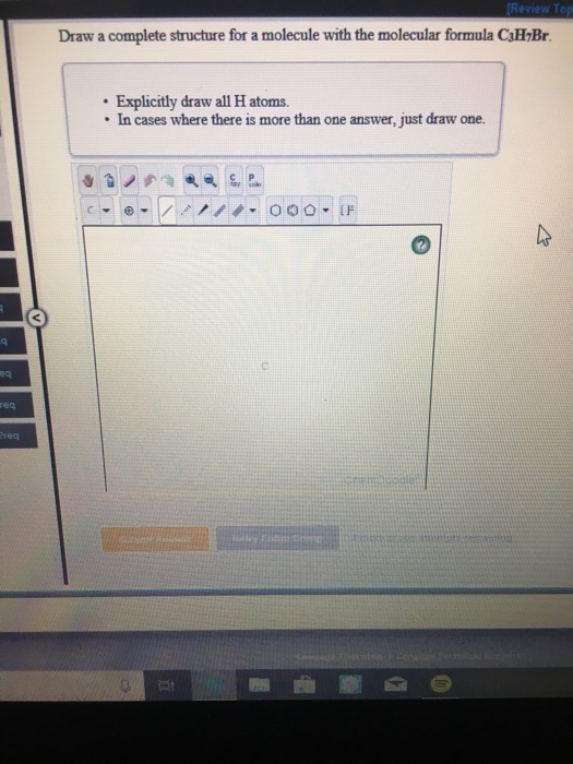 Solved Review Topics Draw a complete structure for a | Chegg.com
