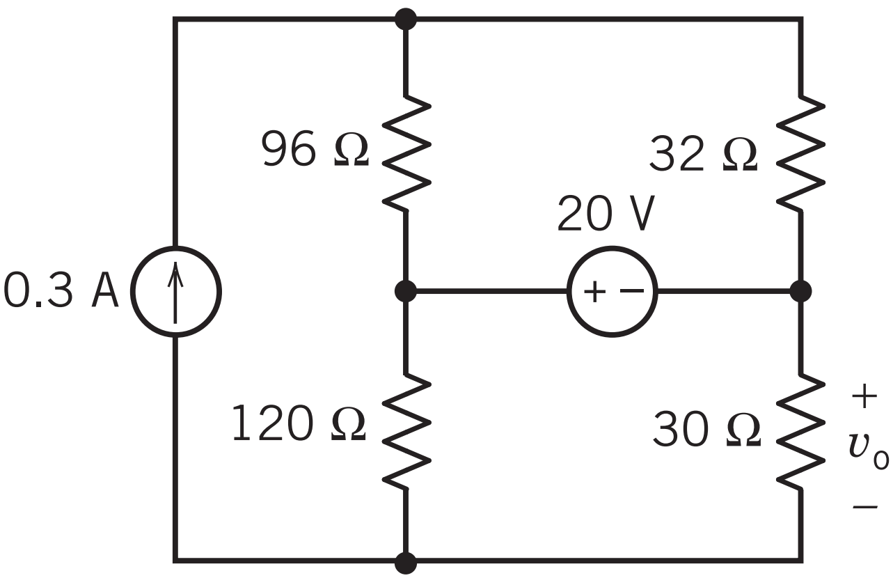 Solved Find the voltage vo using the superposition | Chegg.com Solved Find the voltage vo using the superposition | Chegg.com