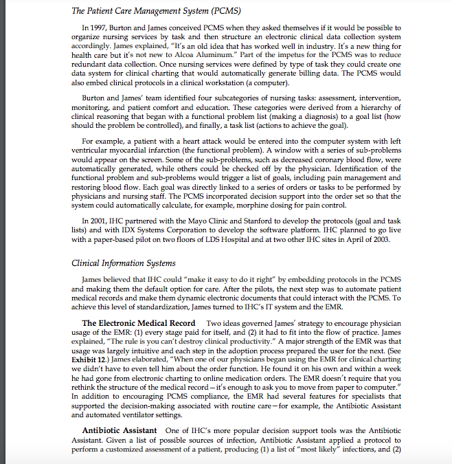 Solved Please reference the below case study to answer the | Chegg.com