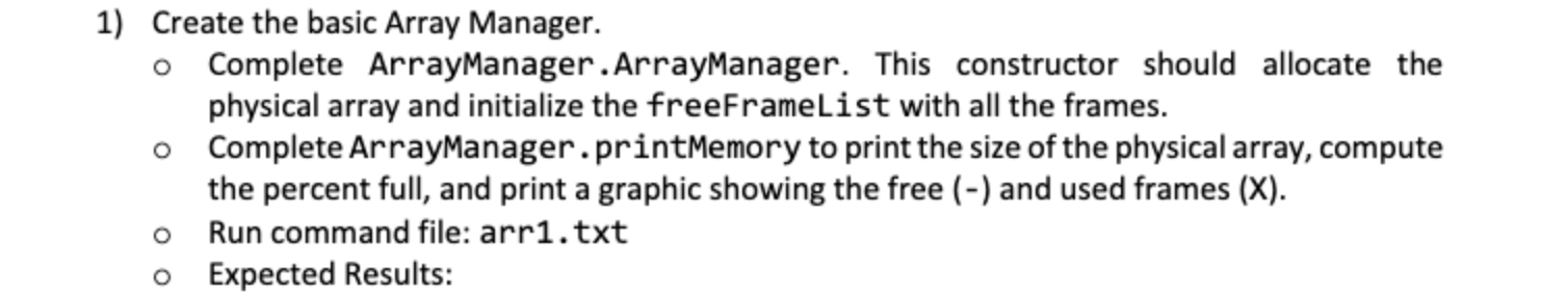 Java portfolio project from texbook for an upcomming | Chegg.com