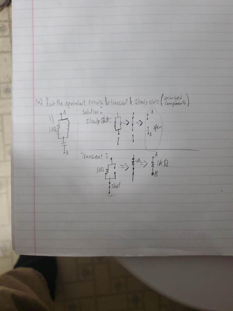 Solved Steady state and Transient circuit method Values | Chegg.com