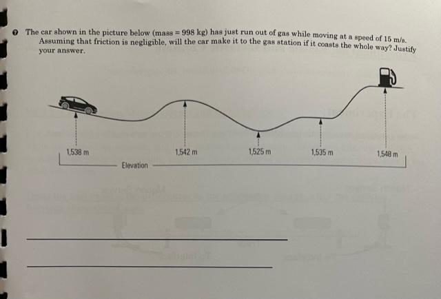 Solved experiment 7: roller coasters and energy purpose: | Chegg.com