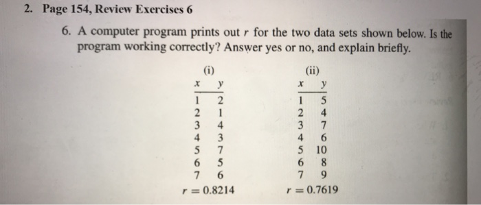 Solved 2 Page 154 Review Exercises6 6 A Computer Program 6540