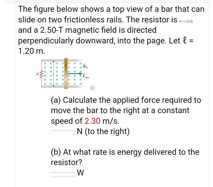 Solved The figure below shows a top view of a bar that can | Chegg.com