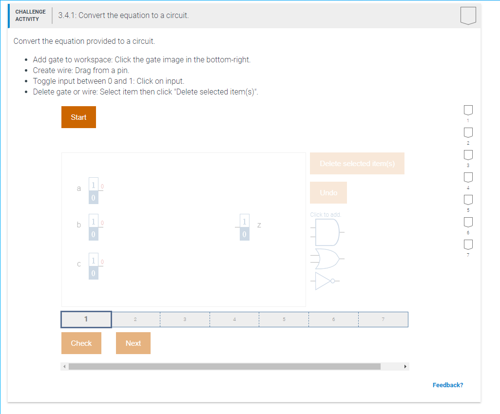Solved CHALLENGE ACTIVITY 3.4.1: Convert the equation to a | Chegg.com
