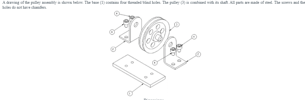 A drawing of the pulley assembly is shown below. The | Chegg.com