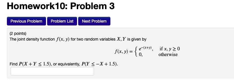 Solved Homework 10: Problem 3 Previous Problem Problem List | Chegg.com