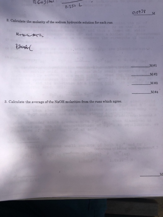 Solved Acid base titration - # 2 | Chegg.com