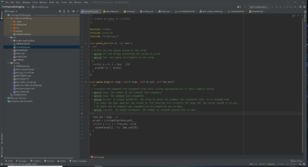 Solved "error: 'given_numbers' is used uninitialized in this | Chegg.com