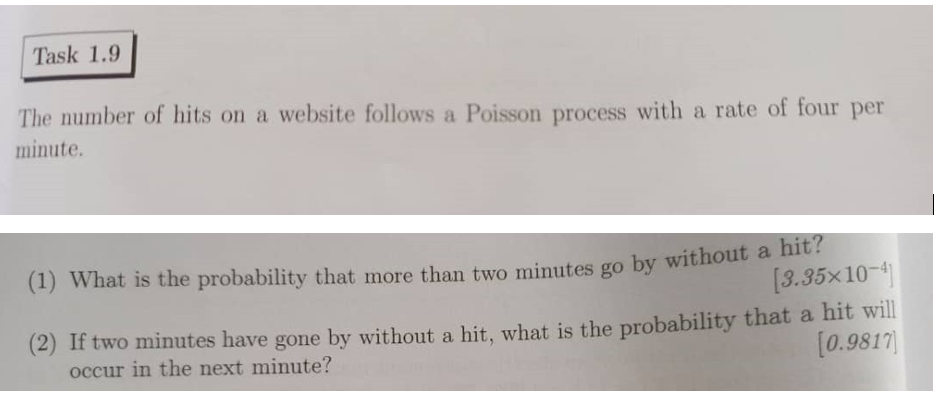 Solved The number of hits on a website follows a Poisson | Chegg.com