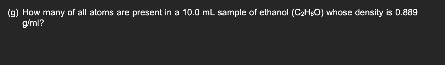 Solved (f) Which sample contains more ions: 7.0 g of KC2H3O2 | Chegg.com